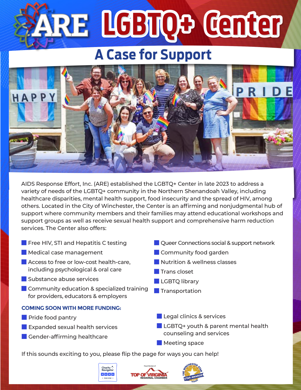 LGBTQ+ Center - AIDS Response Effort